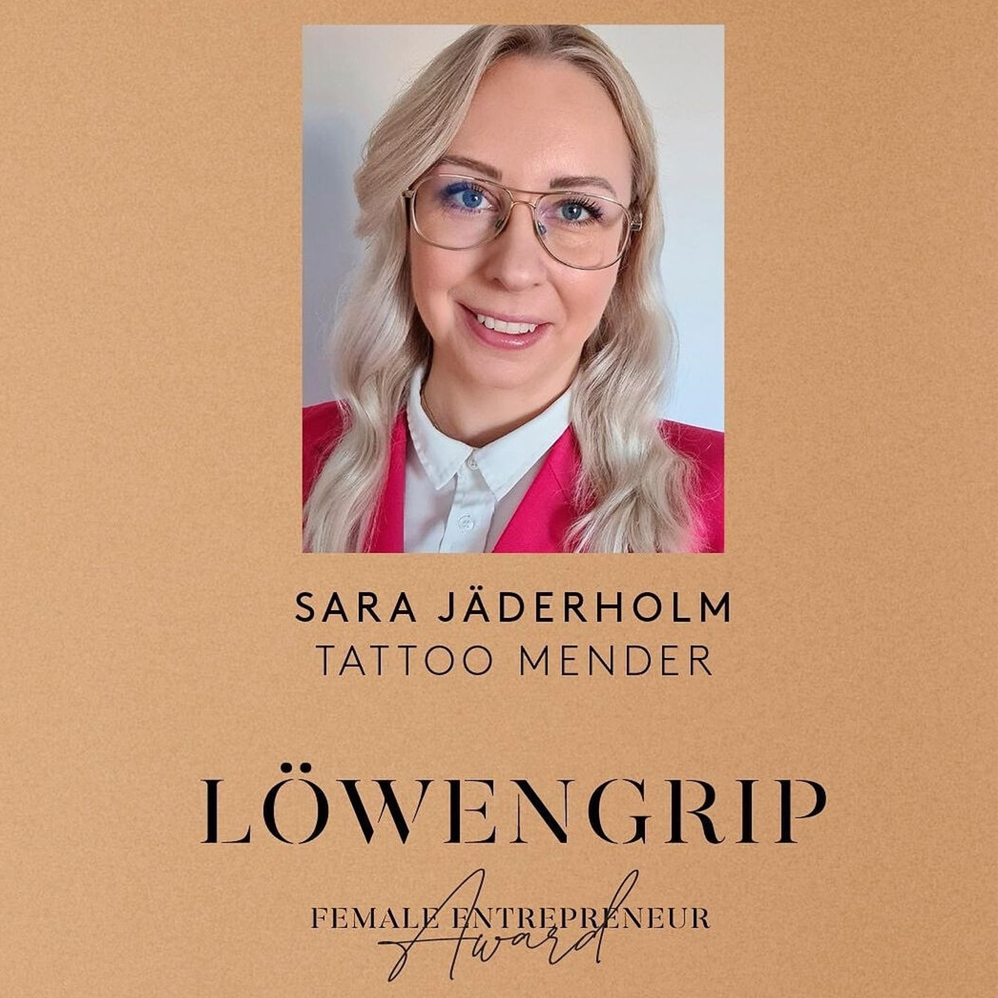 Löwengrip Female Entrepreneur Award 2023 – Tattoo Mender